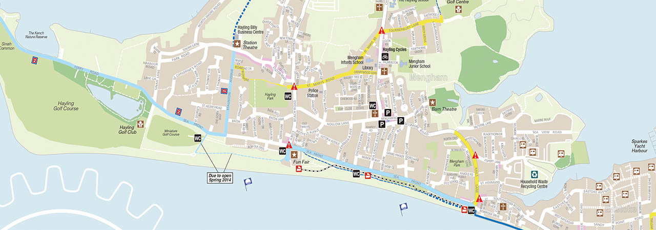Havant Borough Council Cycle Map and Guide - Lovell Johns