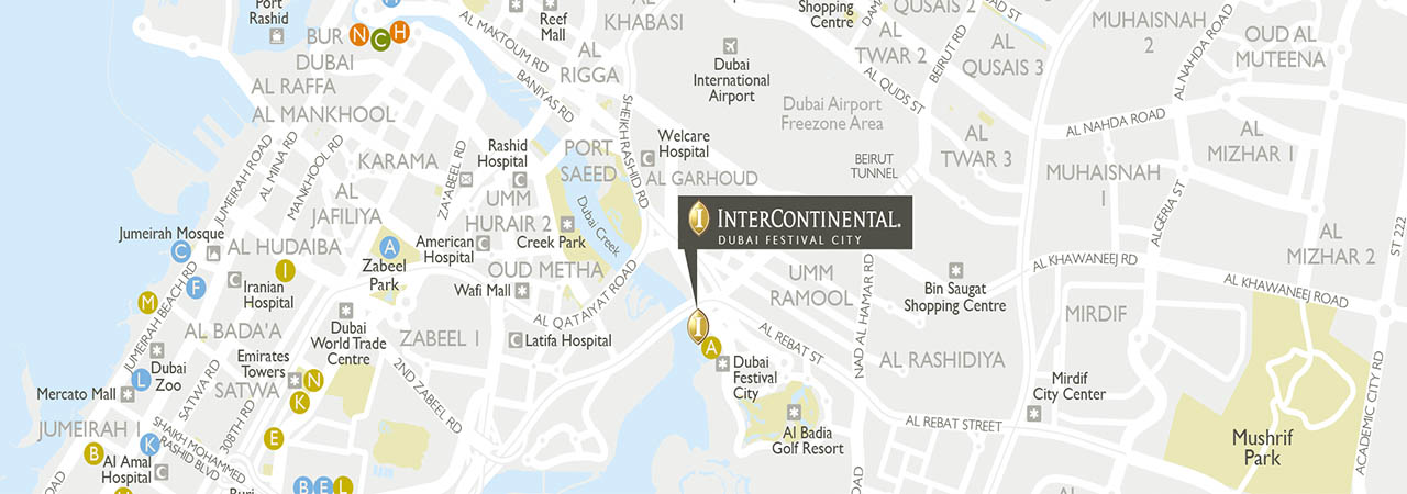 Maps for luxury hotel chain - InterContinental - Lovell Johns