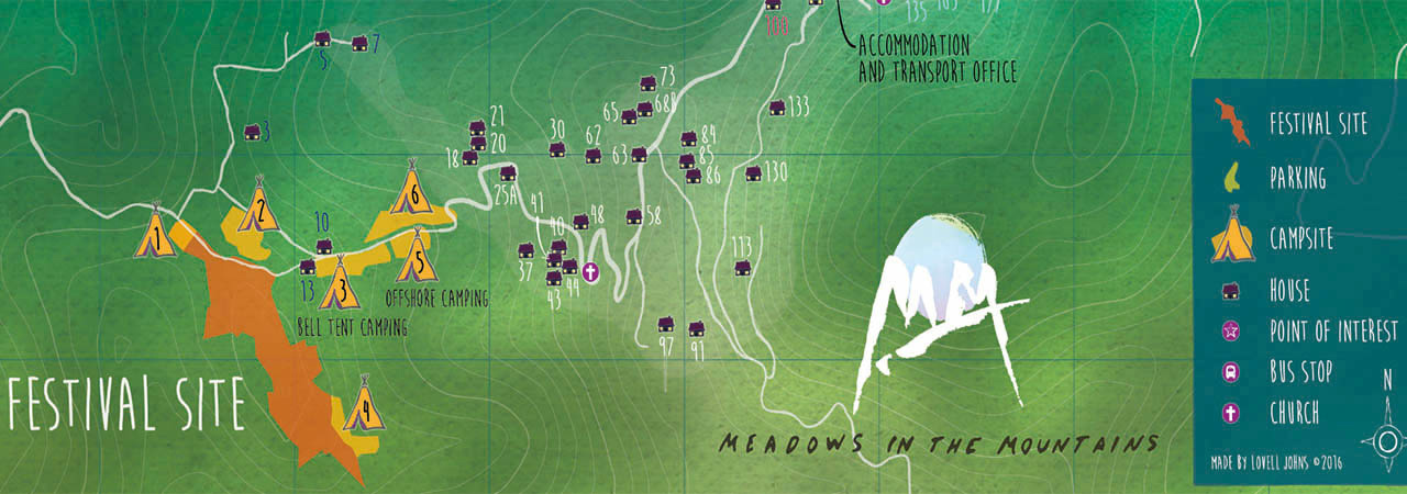 Custom Map Design for Music Festival - Events Mapping Case Study