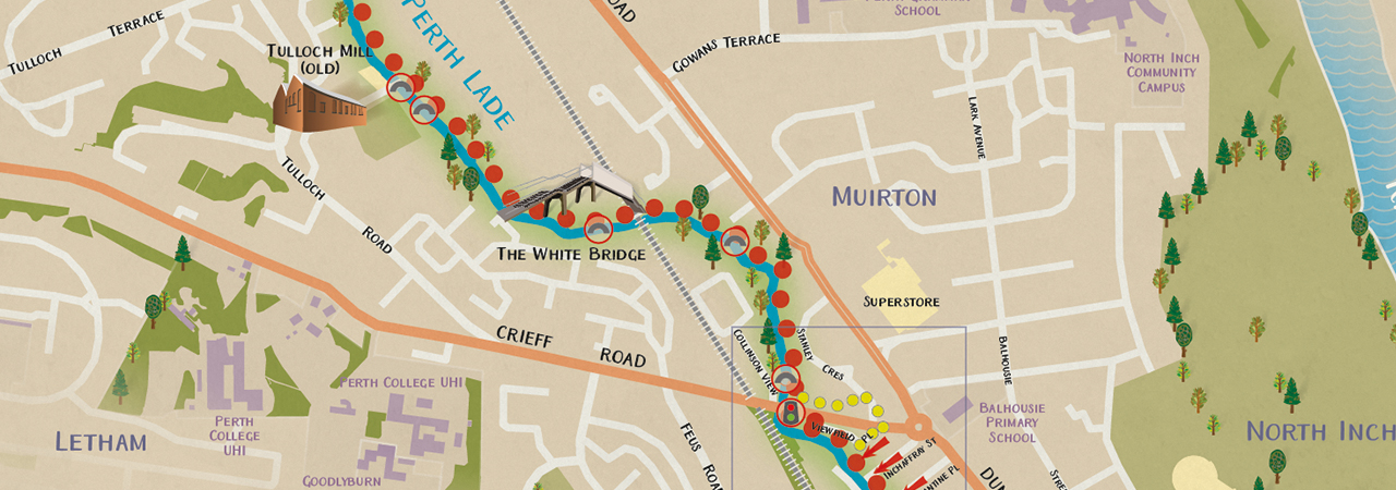 Illustrated Map for Perth and Kinross Council - Lovell Johns Case Study