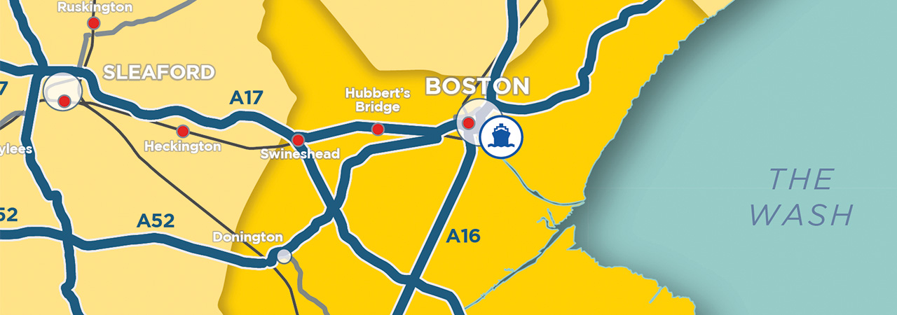 South East Lincolnshire Economic Connectivity Map | Lovell Johns