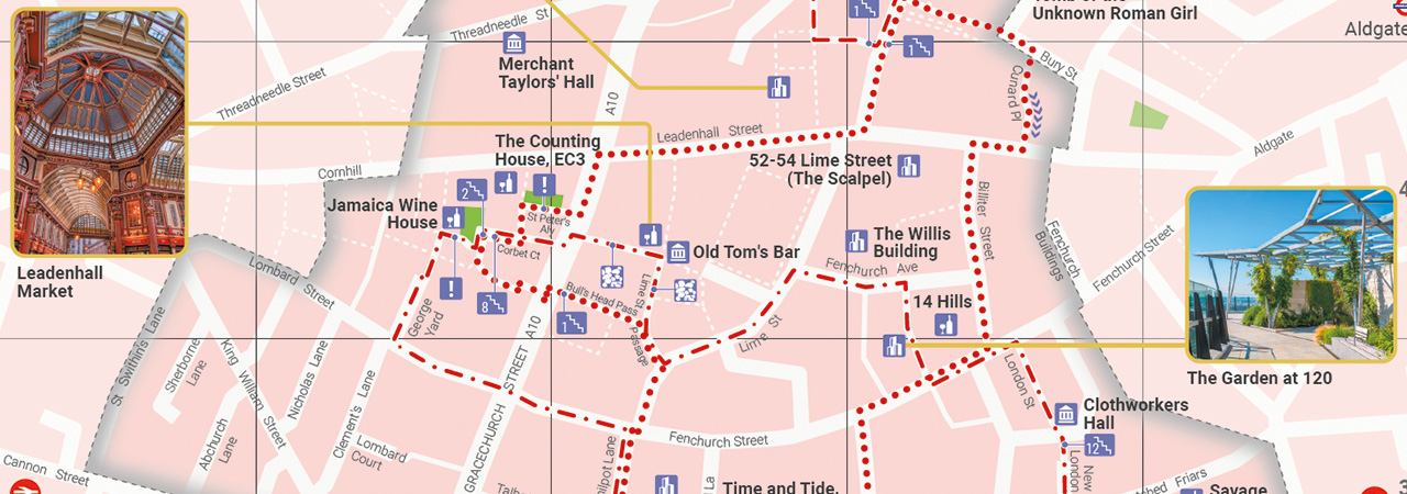 Wellbeing and walking maps for a unique area