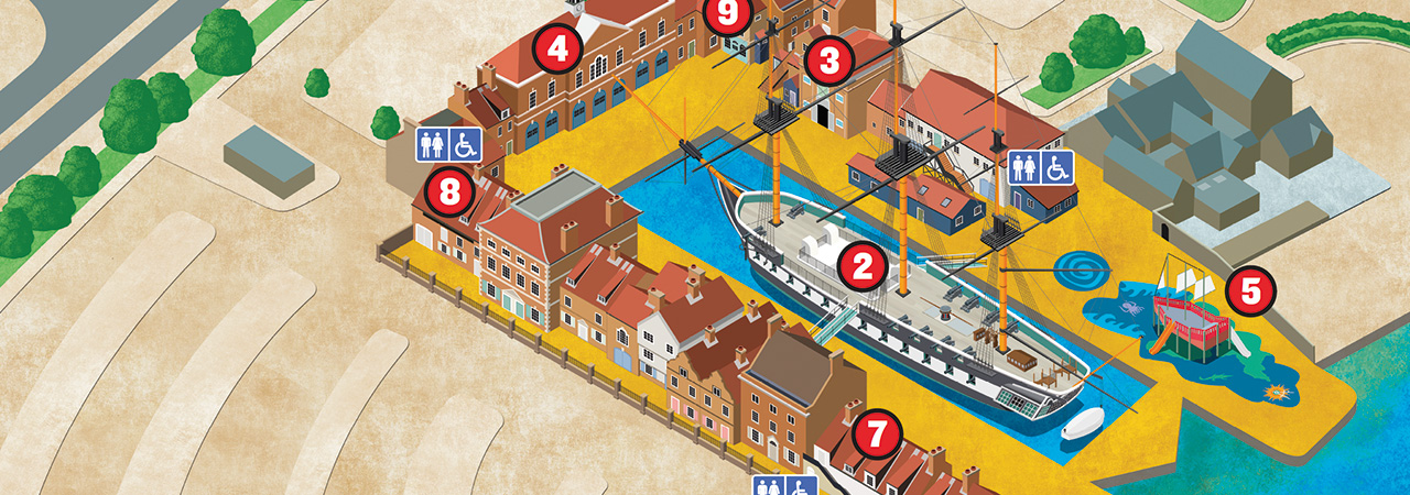 3D map for National Museum of the Royal Navy Hartlepool - Lovell Johns