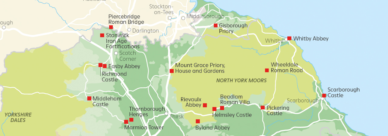 Series of maps for English Heritage Members’ Handbook - Lovell Johns
