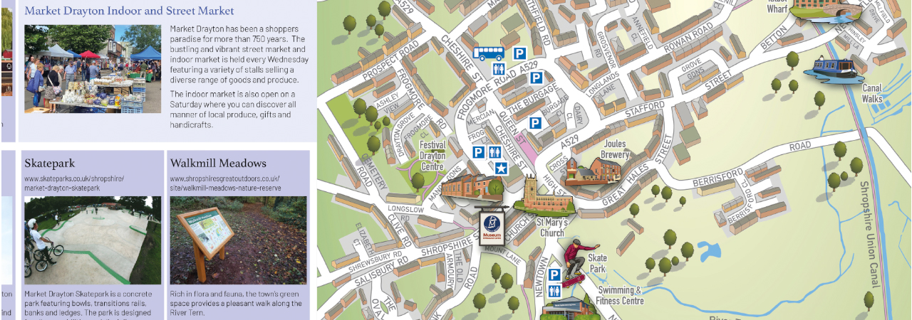 Town Centre Map and Leaflet - Lovell Johns